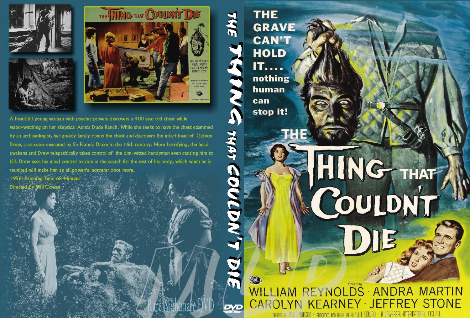 The Thing That Couldn't Die DVD (1958) Rare Horror