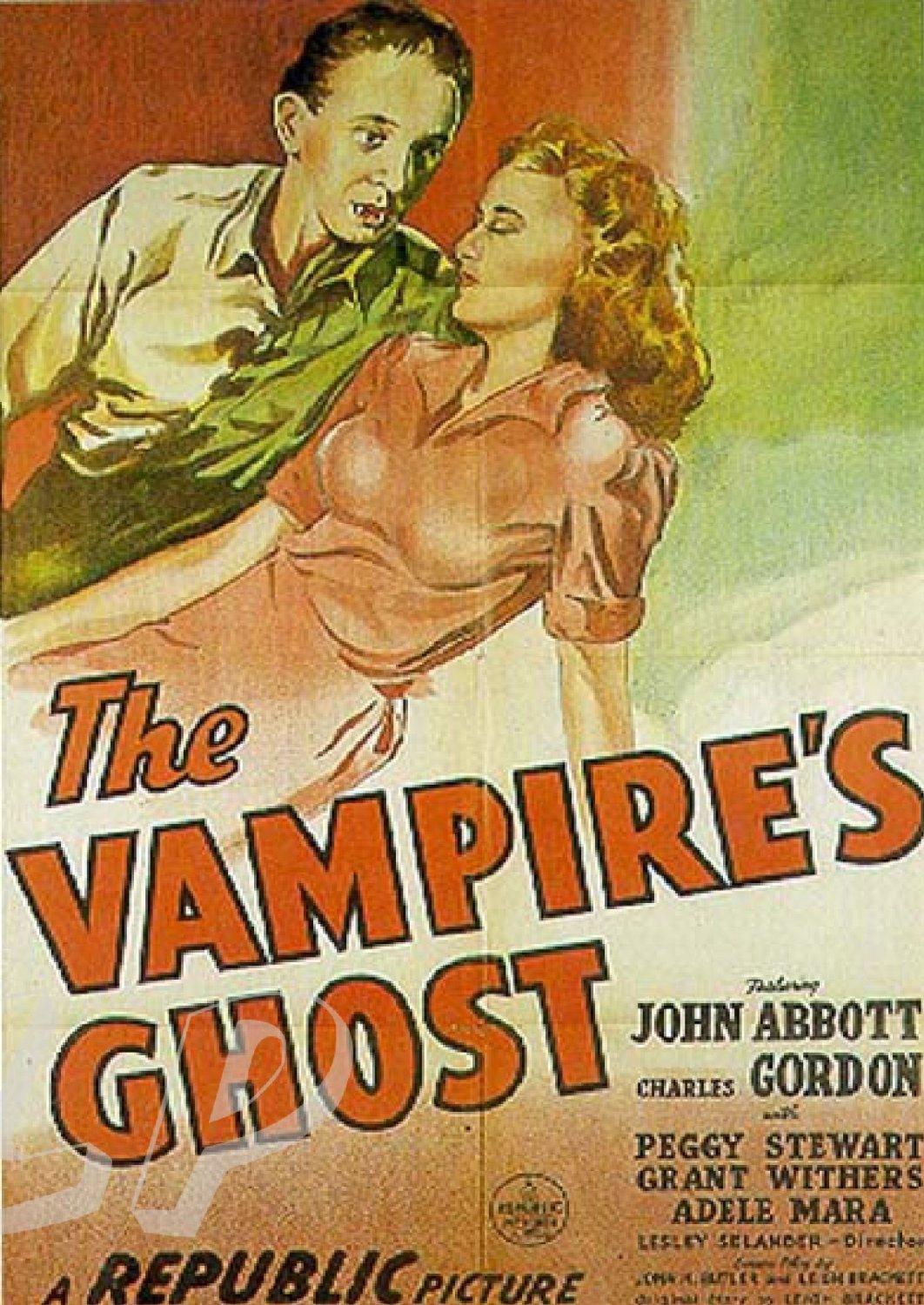 The Vampire's Ghost DVD (1945) John Abbot, Rare Horror