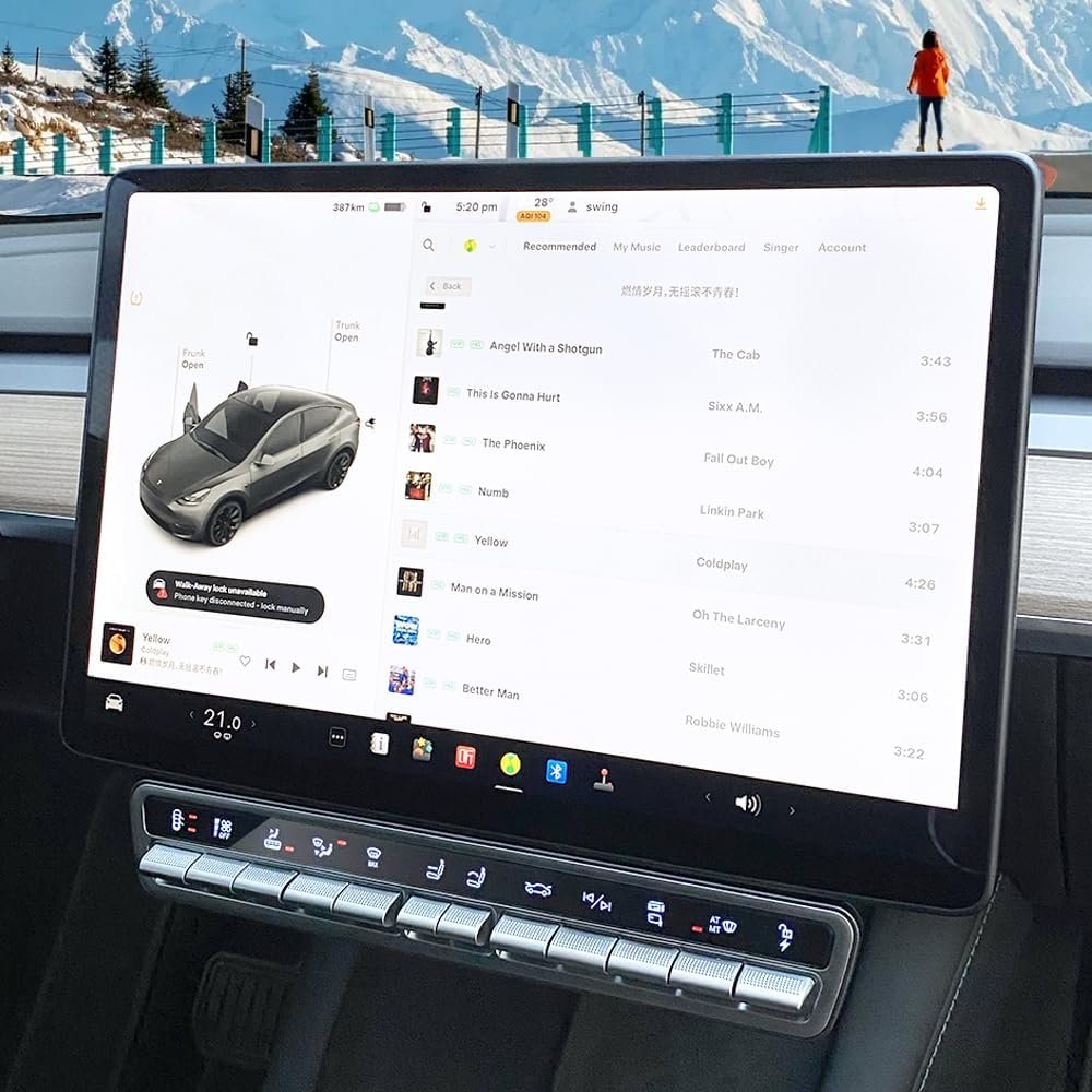 Tesla Model 3/Y 2020-2024 Physical Control Shortcut Buttons Accessories ...