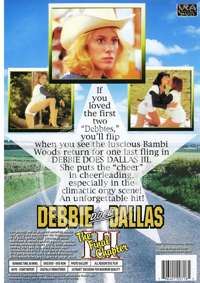 Debbie Does Dallas Volume 3 DVD Bambi Woods