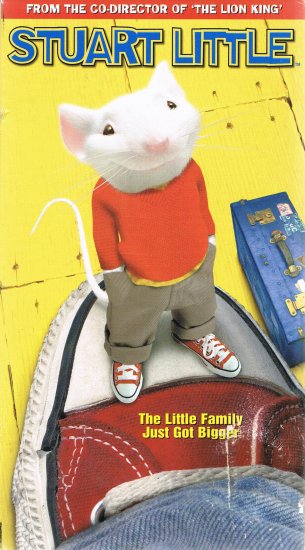 Stuart Little Movie Video VHS Michael J. Fox Geena Davis Hugh Laurie