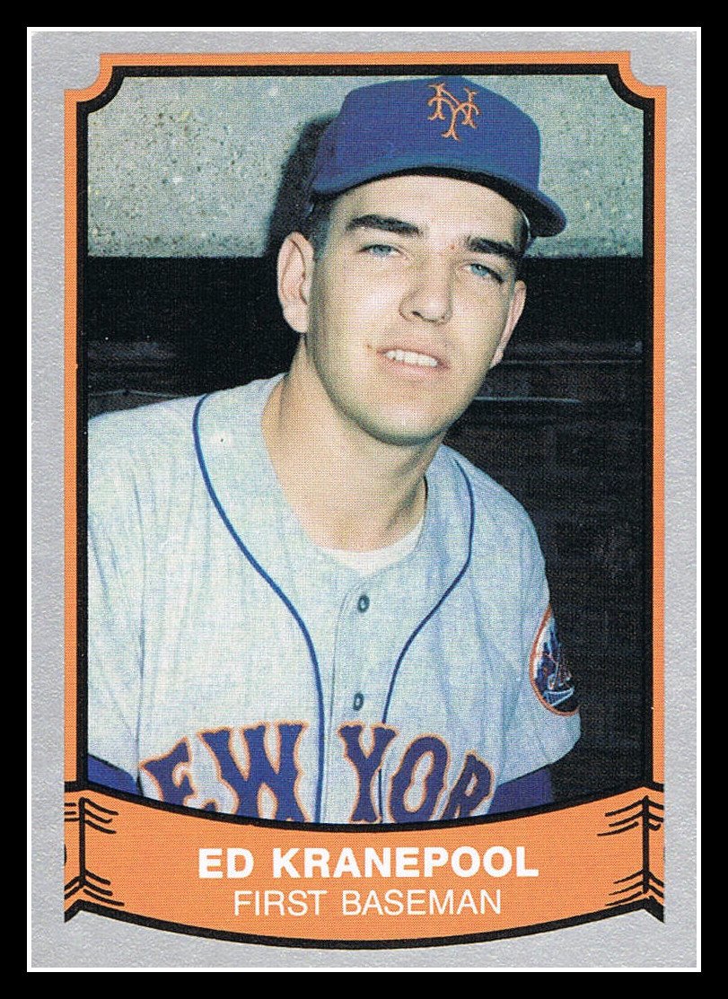 1989 Ed Kranepool #114 Pacific Baseball Legends Trading Card