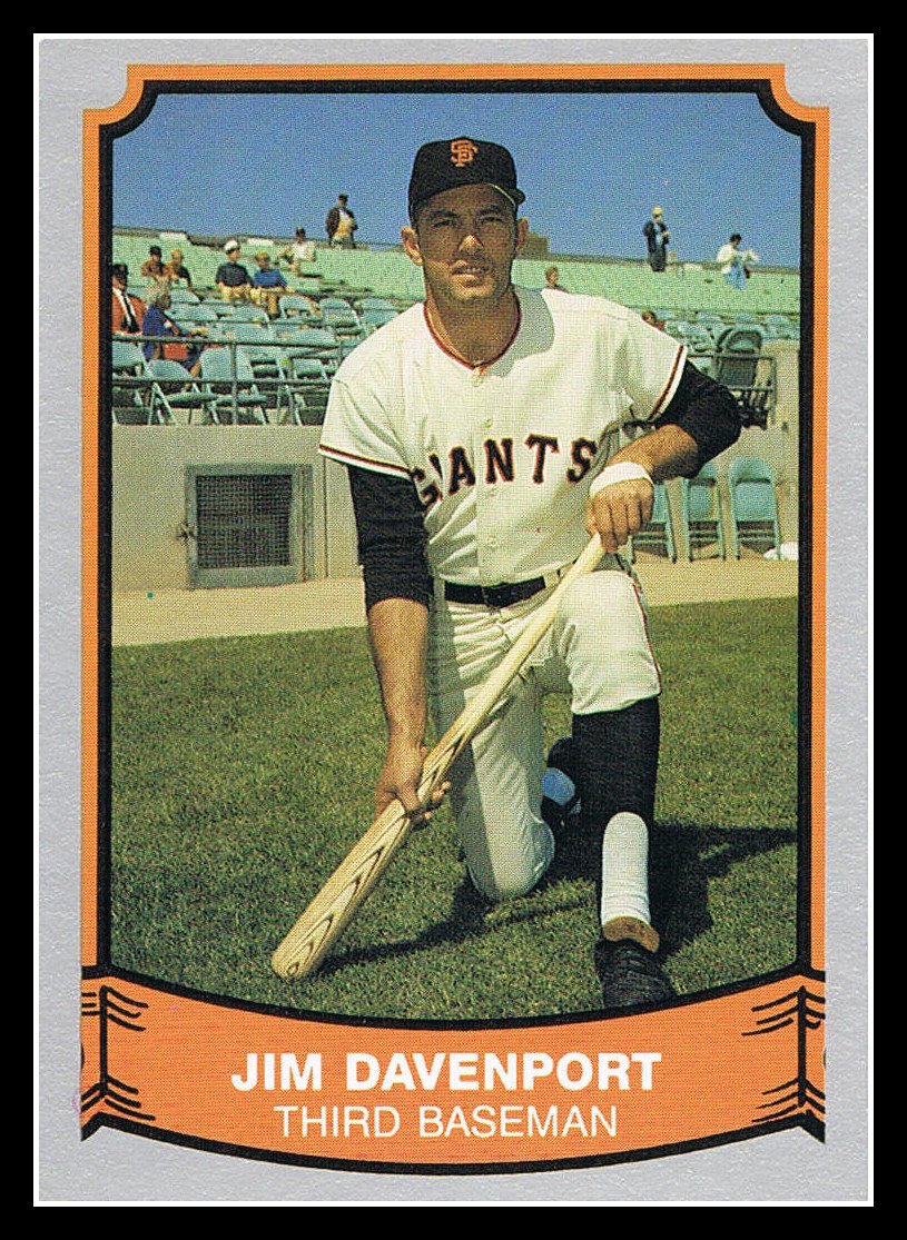 1989 Jim Davenport #118 Pacific Baseball Legends Trading Card