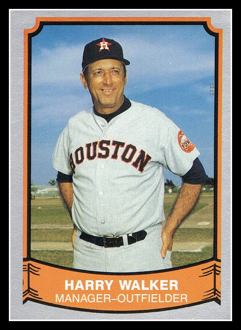 1989 Harry Walker #190 Pacific Baseball Legends Trading Card