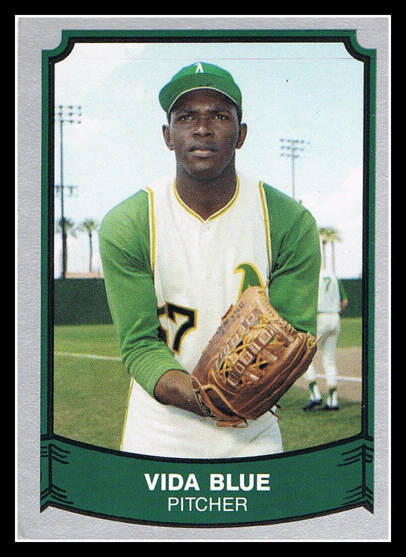 1989 Vida Blue #198 Pacific Baseball Legends Trading Card