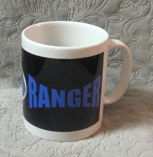 Ford Ranger Coffee Mug Cup One of A Kind Pottery Ceramic Hand Crafted