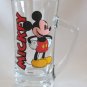 Mickey Mouse Glass Mug Cup Mouse Ear Lid Anchor Hocking HTF Unique Disney