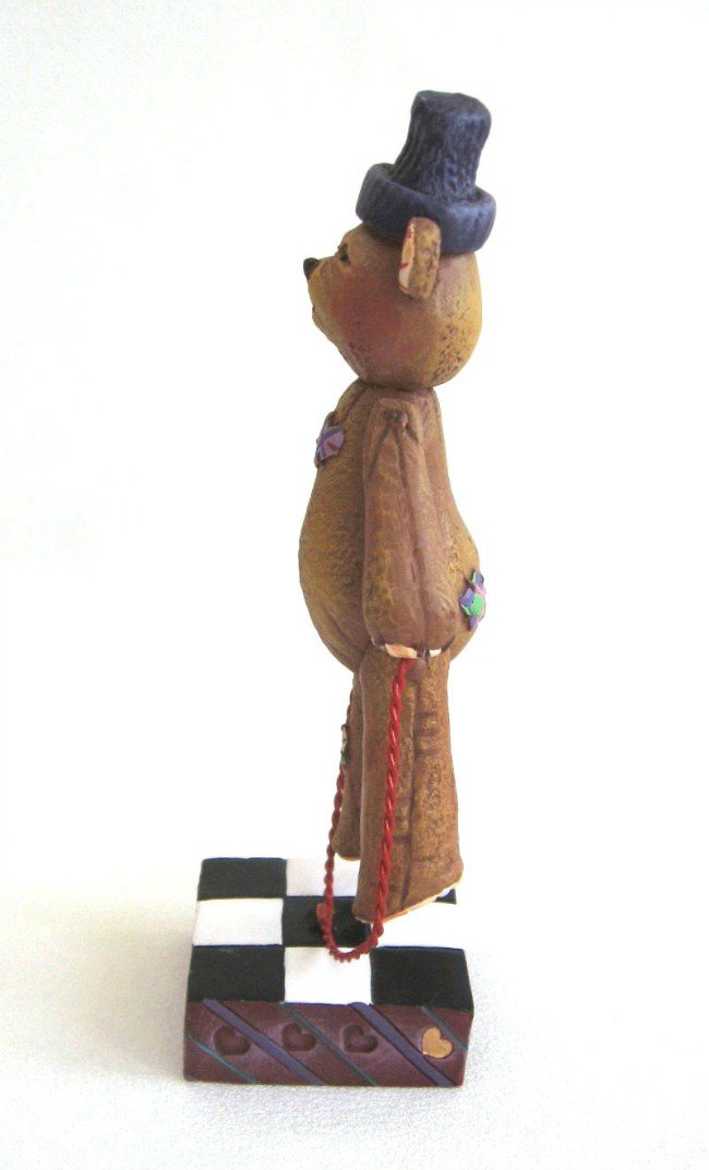 Teddy Bear MAX Figurine Jumping Rope Jim Shore Enesco Collectible Hand ...