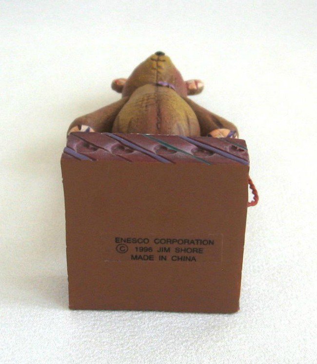 Teddy Bear MAX Figurine Jumping Rope Jim Shore Enesco Collectible Hand ...