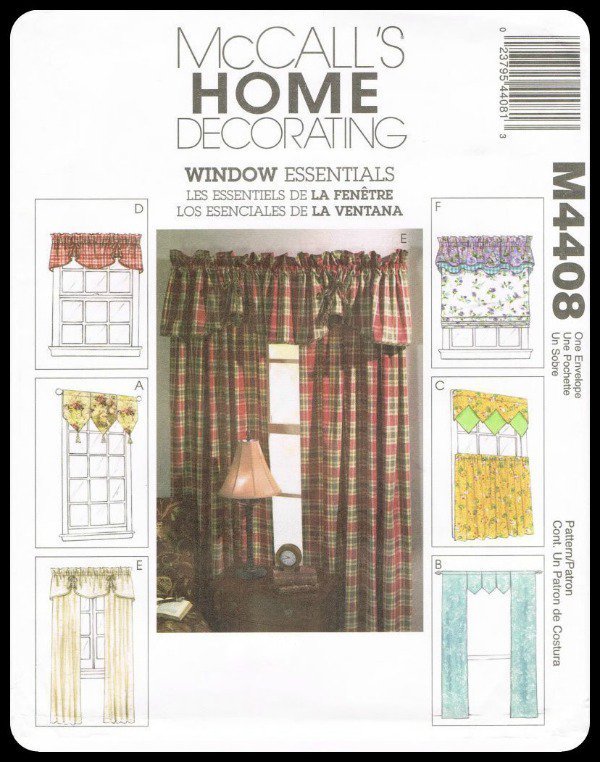 Home Decorating McCall's Sewing Pattern Window Essentials Treatments ...