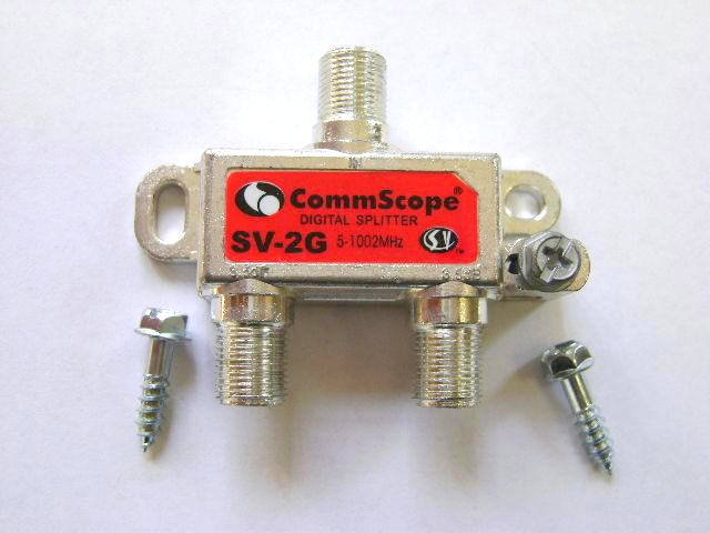 CommScope SV-2G 2 Way Digital Cable Coaxial Splitter 5-1002MHz