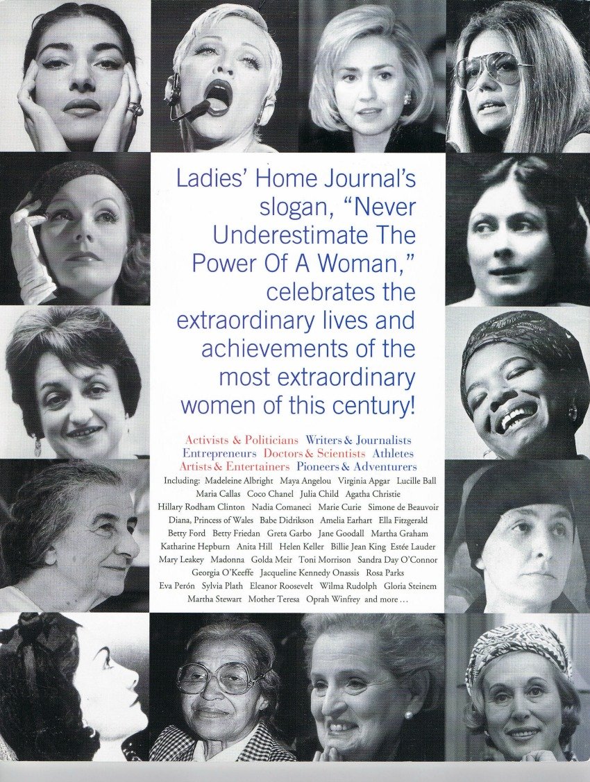 100 Most Important Women of The 20th Century Ladies Home Journal Large ...