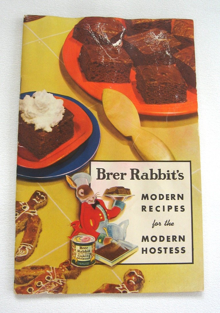 Brer Rabbit's Modern Recipes For The Modern Hostess Cookbook Vintage 1940s