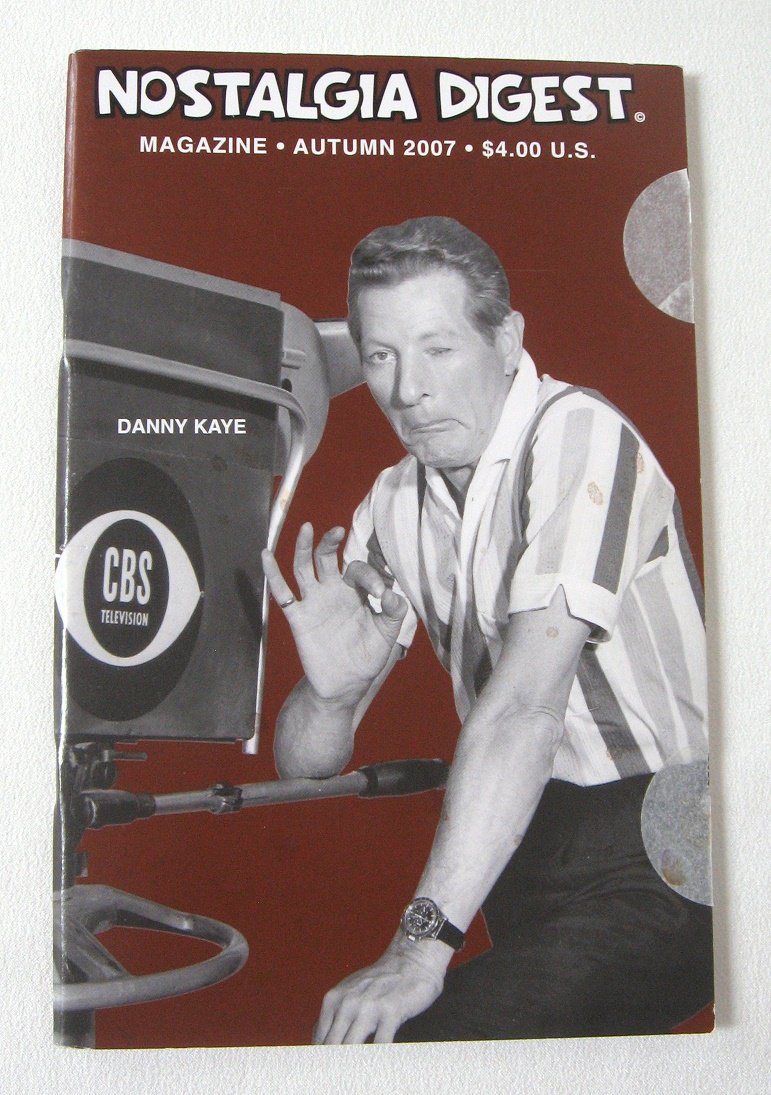 Nostalgia Digest Magazine Softcover Book Danny Kaye Cover Howard Duff ...