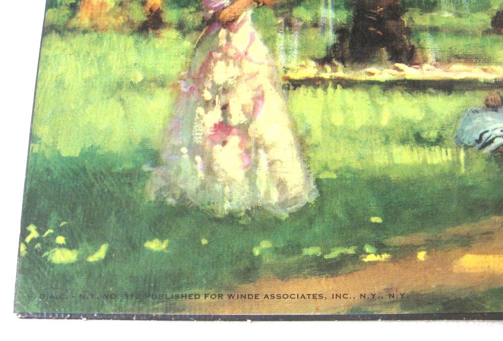 The Fountain By Artist Suzanne Demarest 8"x10" Litho USA D.A.C. Art ...