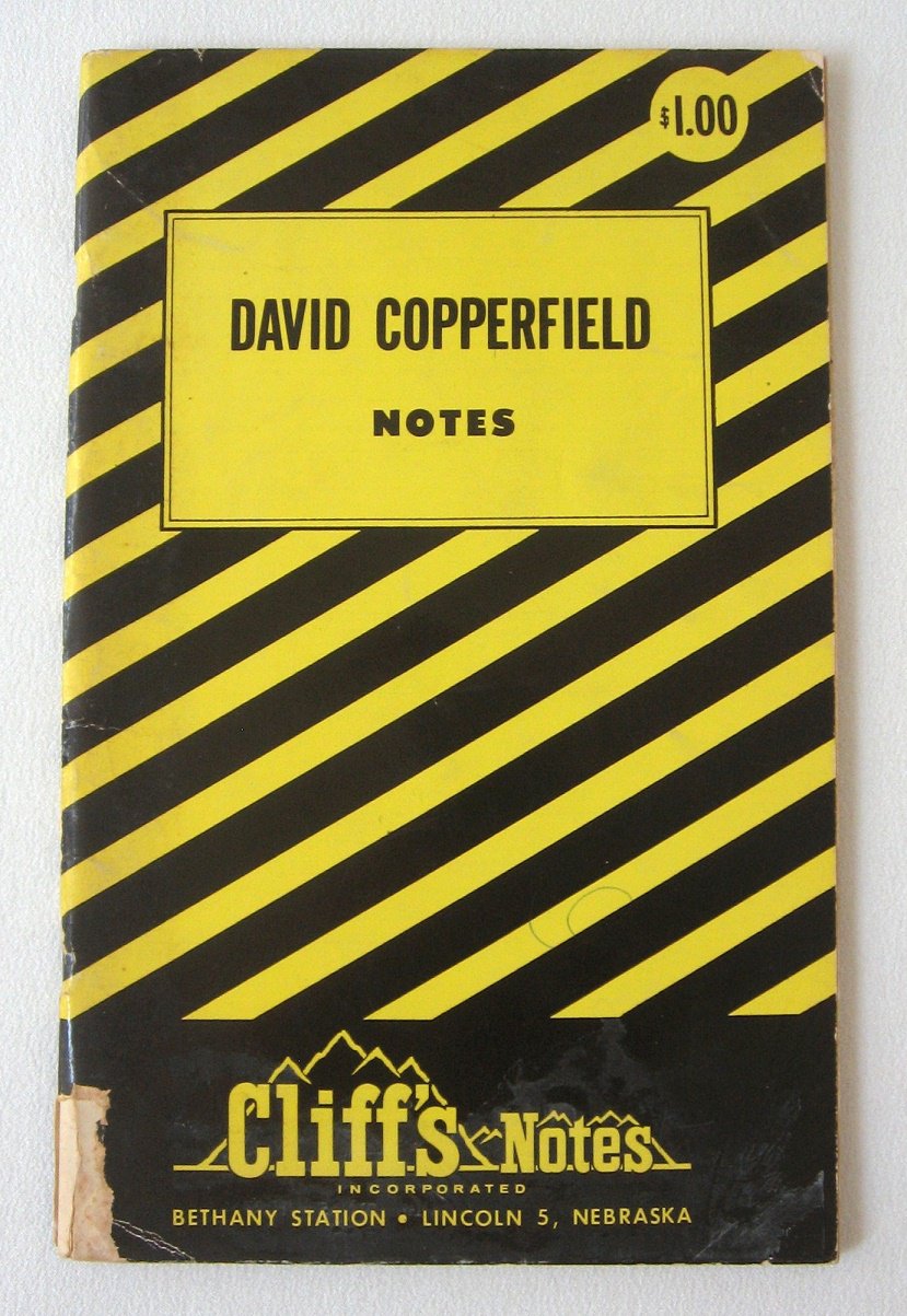 David Copperfield Notes Cliff's Notes Incorporated Paperback Book ...