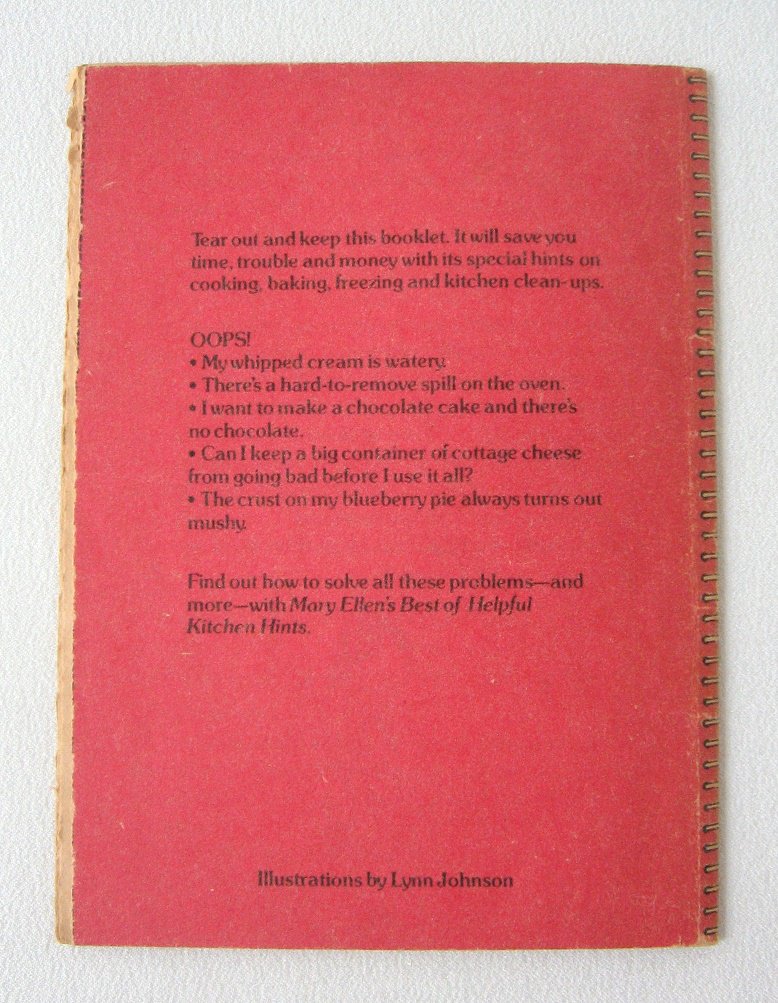 Mary Ellen's Best of Helpful Kitchen Hints By Mary Ellen Pinkham ...