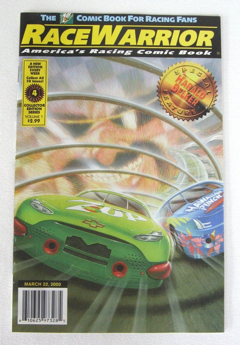 Race Warrior For Racing Fans Comic Book No. 4 Vol 1 March 2000 Harald ...
