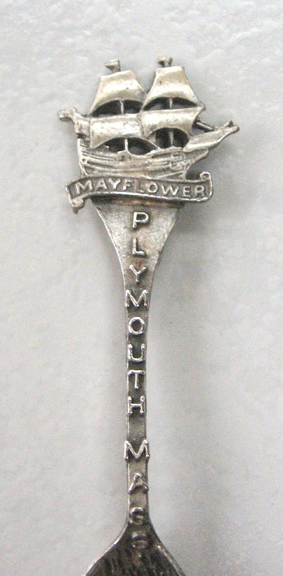 Plymouth Massachusetts Mayflower Ship 1620 Collectible Pewter Souvenir ...