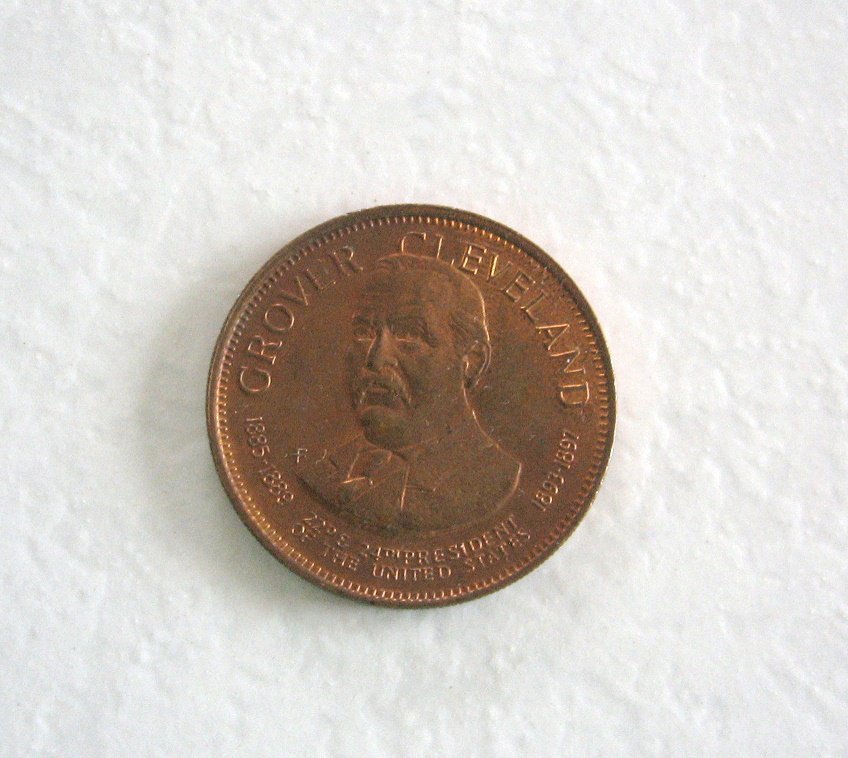 Democrat President Grover Cleveland Commemorative Token Coin ...