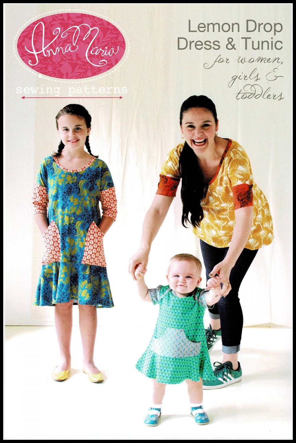 Anna Maria Horner Sewing Pattern Lemon Drop Dress & Tunic For Women ...