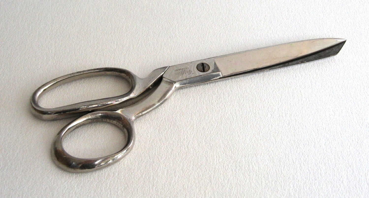 Quality Made Steel Shears Scissors By Griffon 9118 Made in Germany Vintage