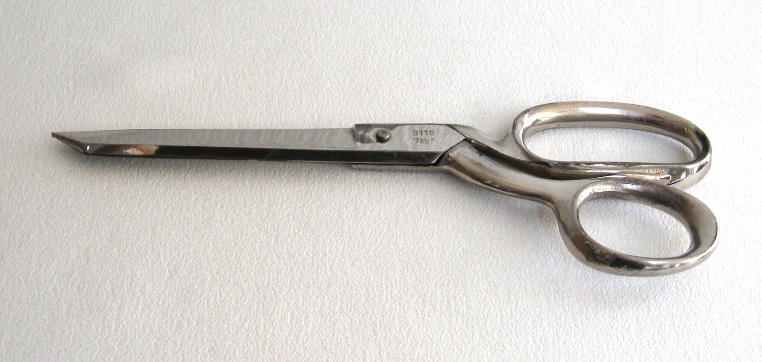 Quality Made Steel Shears Scissors By Griffon 9118 Made in Germany Vintage