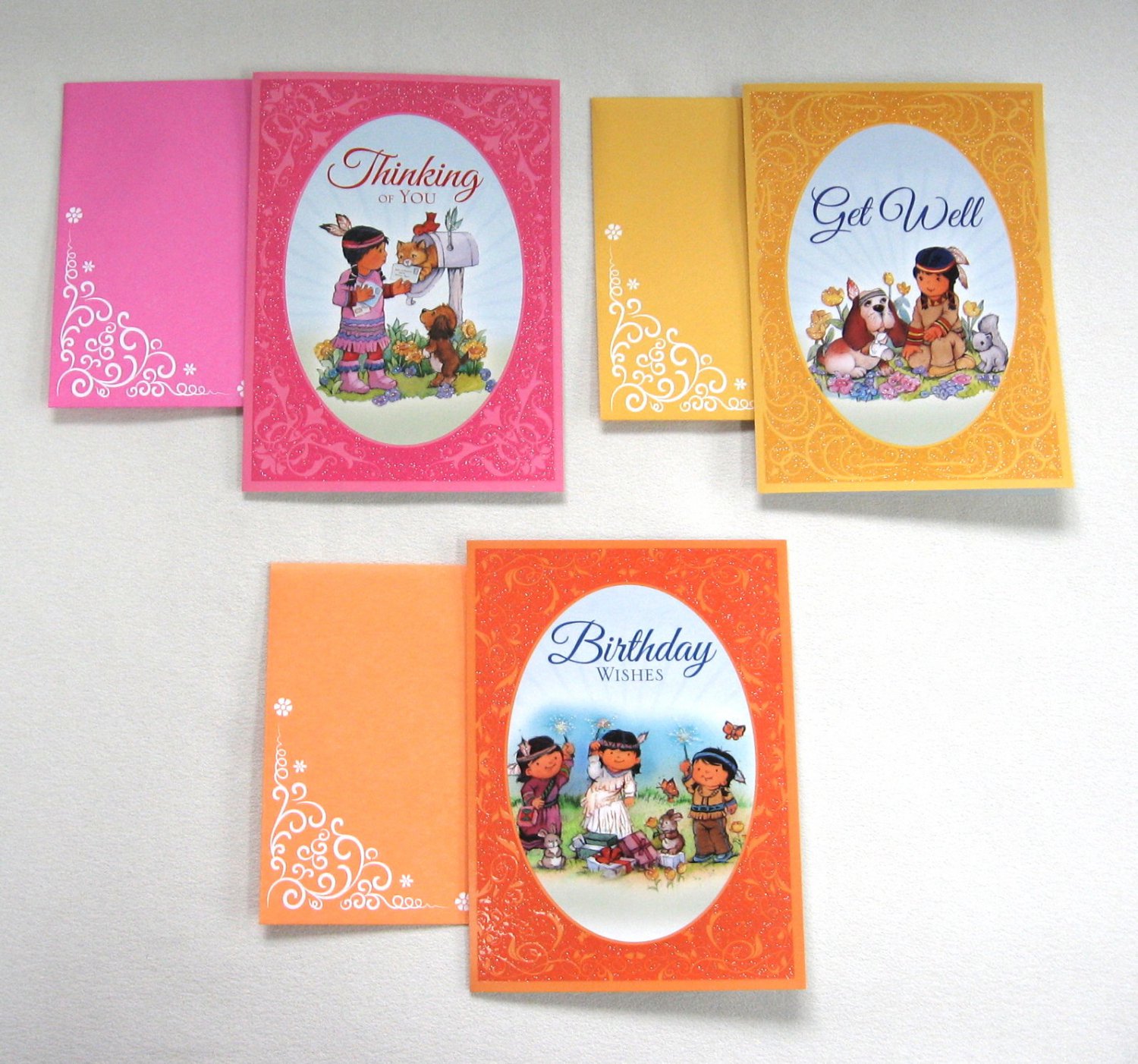 14 Happy Birthday Get Well Thinking of You Thank You Greeting Cards ...