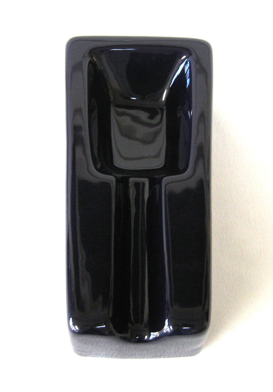 Mantello Deep Blue Ceramic Cigar Ashtray NEW Mantello Deep Blue Ceramic Cigar Ashtray NEW