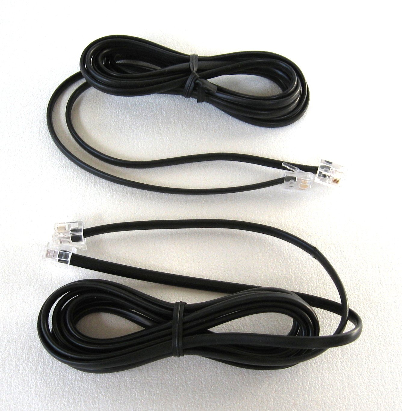 7 Black Telephone Handset Cords Landline All Lengths Universal Fits All ...