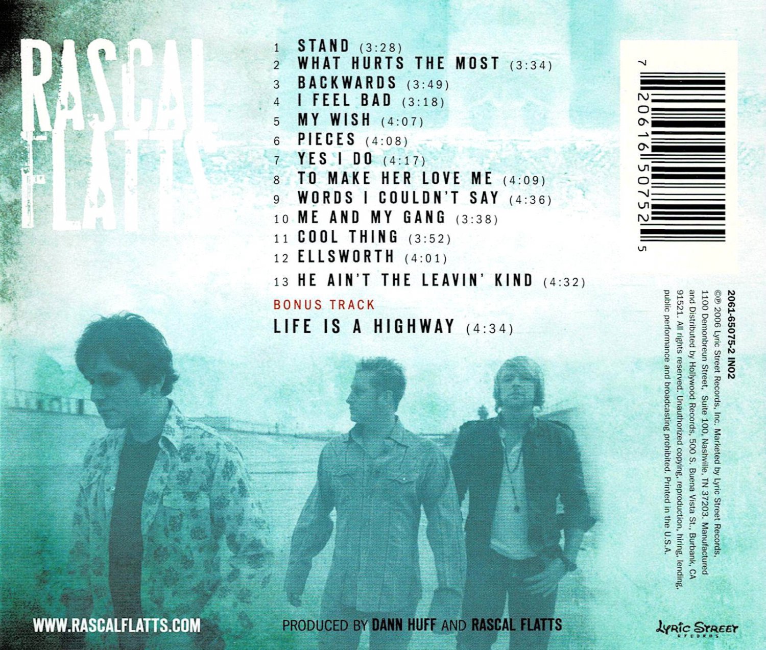 Rascal Flatts Me and My Gang Music CD Country 14 Tracks