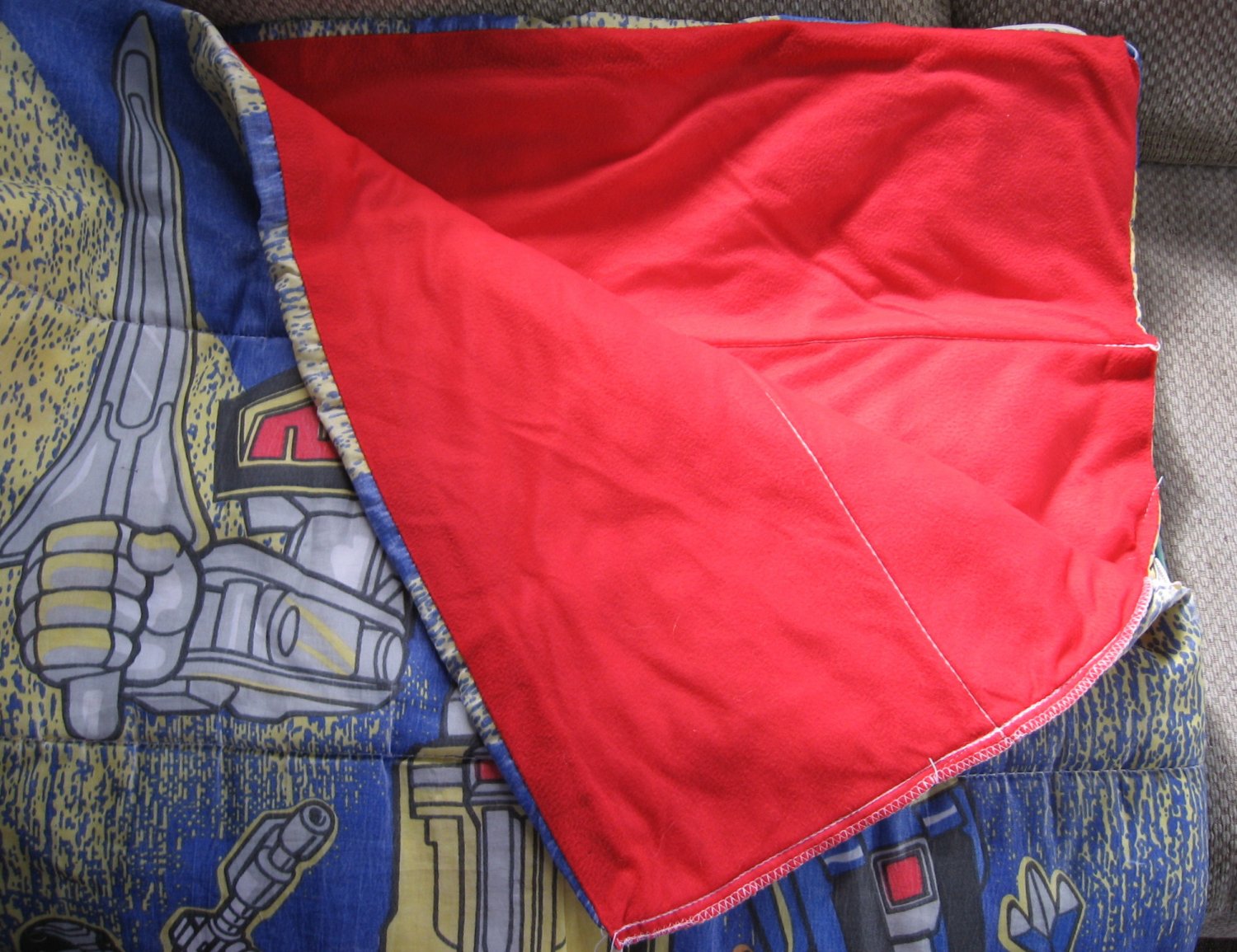 Saban Power Rangers Sleeping Bag Blanket 57x54 Vintage 1994