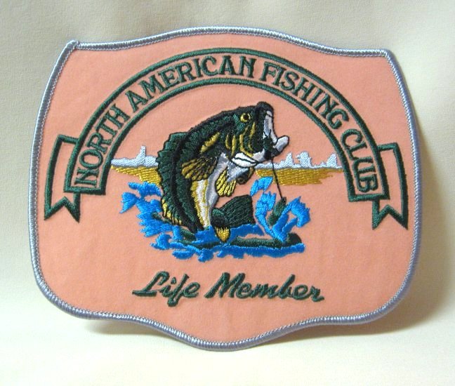 North American Fishing Club Life Member Patch Large