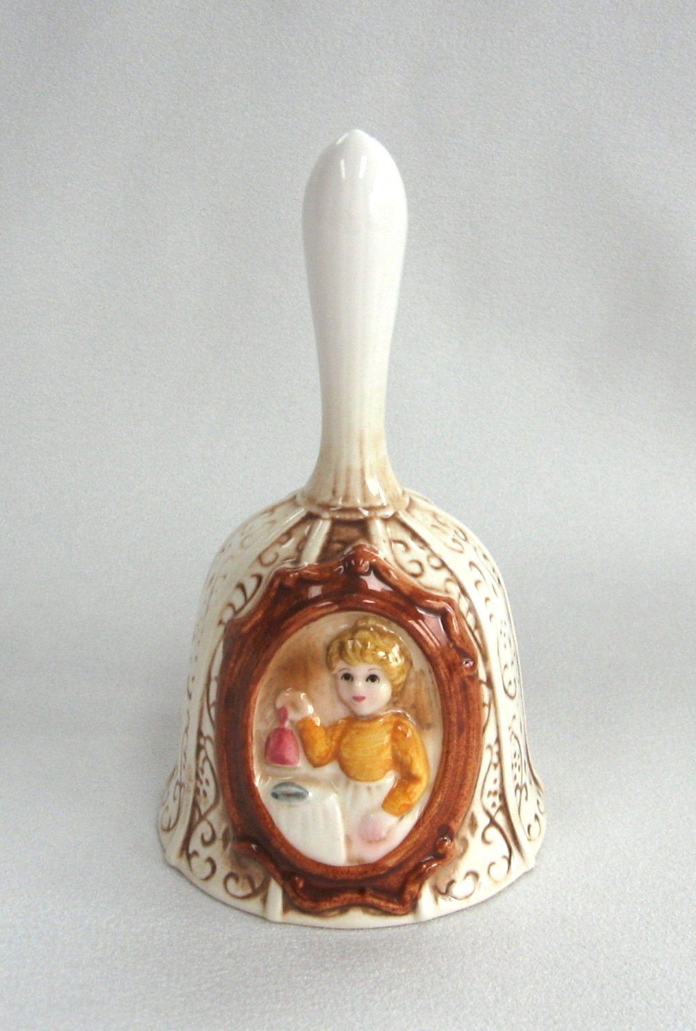 Lady Porcelain Bell Made In Japan Vintage 1950s