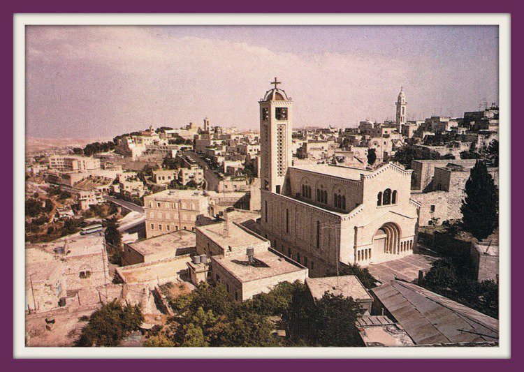 Bethlehem Bartil View Postcard Vintage 1950s