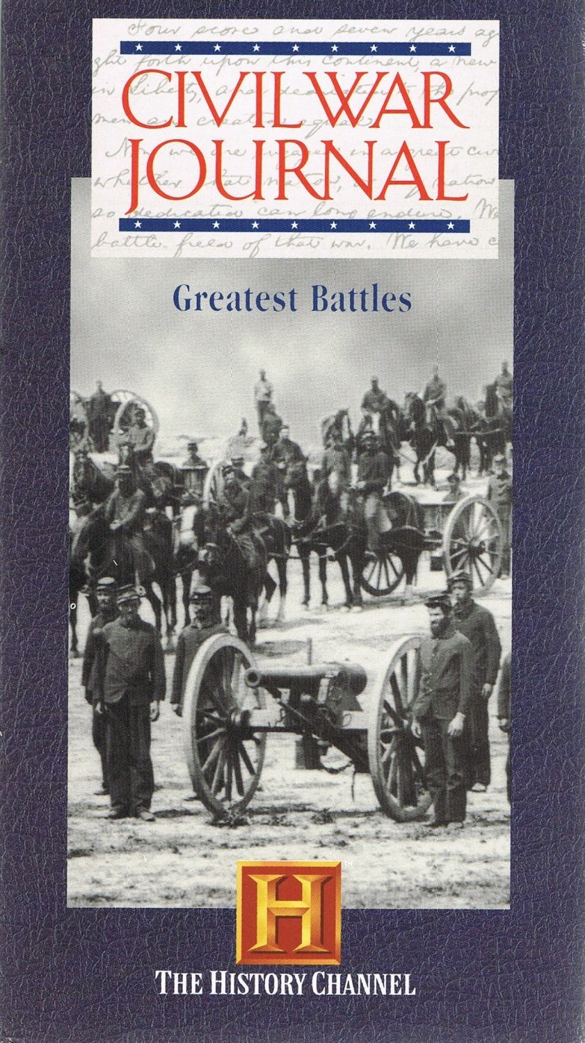 Civil War Journal Greatest Battles The History Channel VHS Video ...