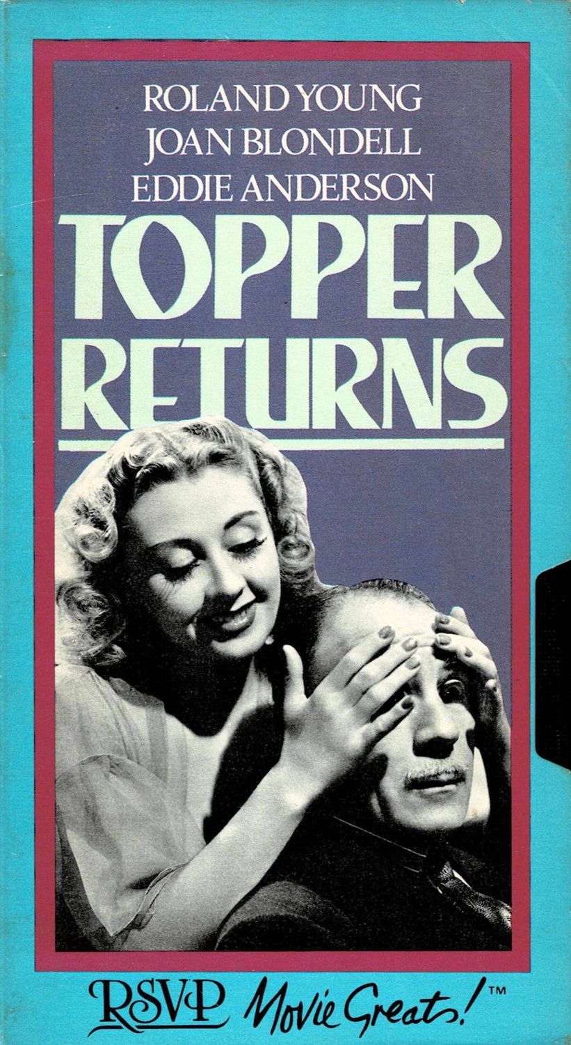Topper Returns Movie Roland Young Joan Blondell Eddie Anderson Film VHS ...