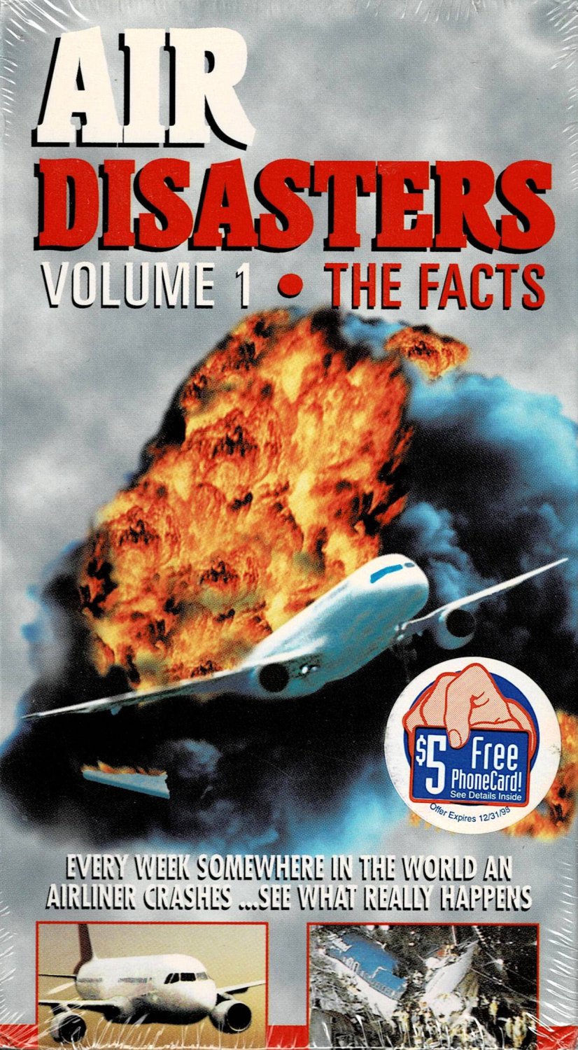 Air Disasters Volume 1 The Facts Documentary VHS Video NEW