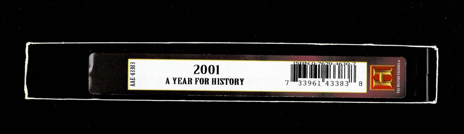 2001 A Year For History A&E And The History Channel Documentary VHS Video