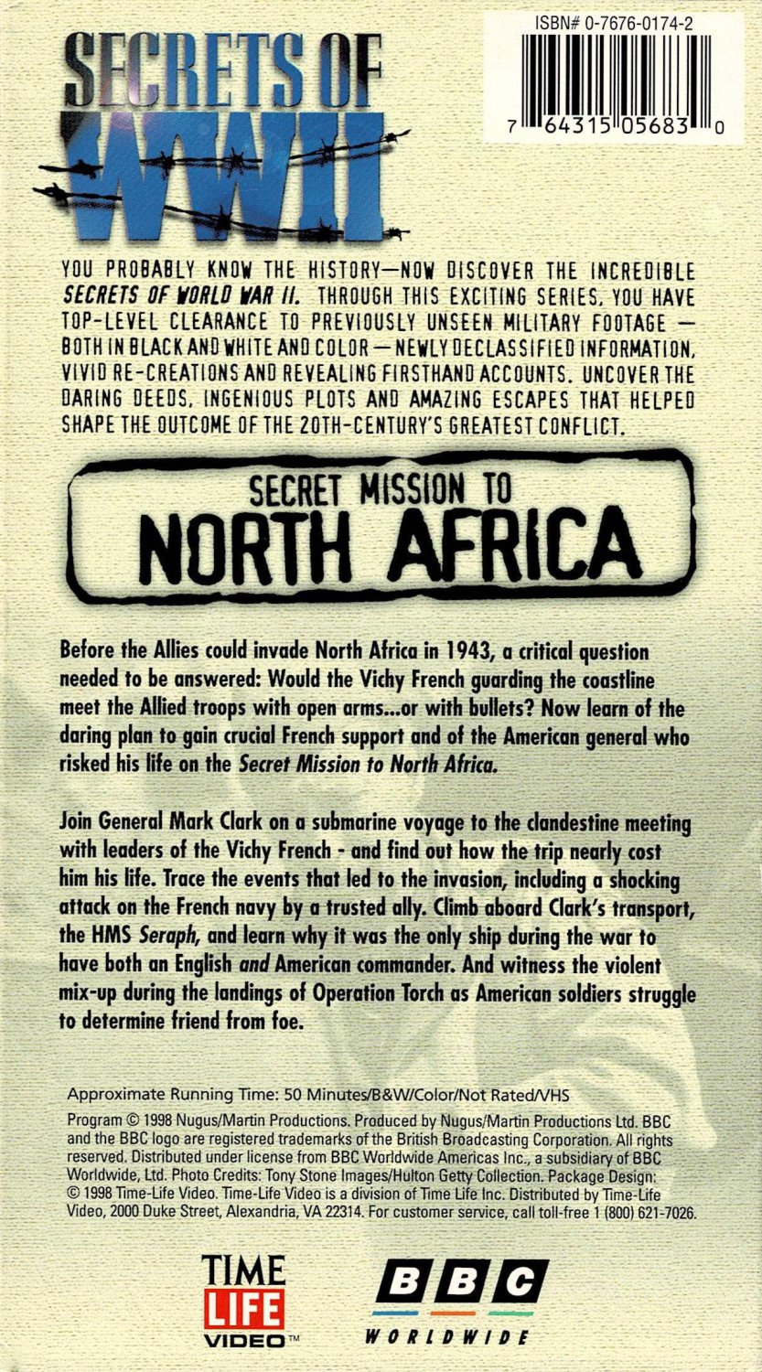 Secrets of WWII Video Secret Mission To North Africa World War 2 ...