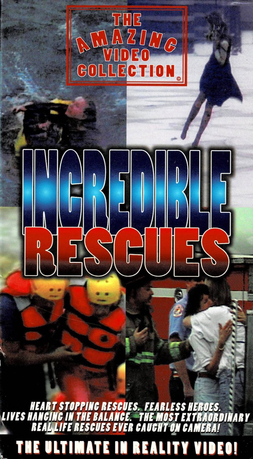 Incredible Rescues The Amazing VHS Video Collection Ultimate in Reality NEW