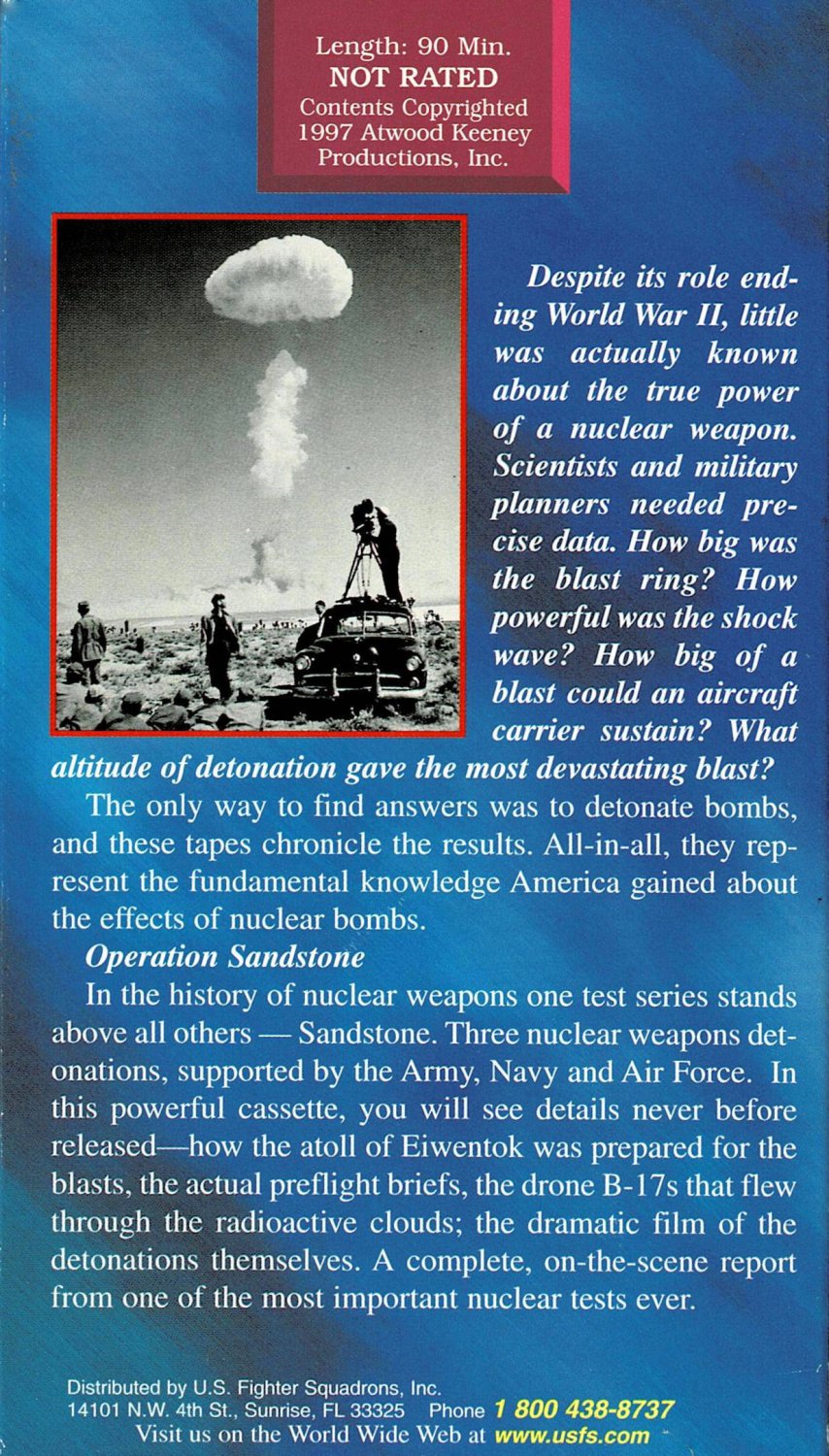 America's Atomic Bomb Tests Operation Sandstone Volume 2 Documentary ...