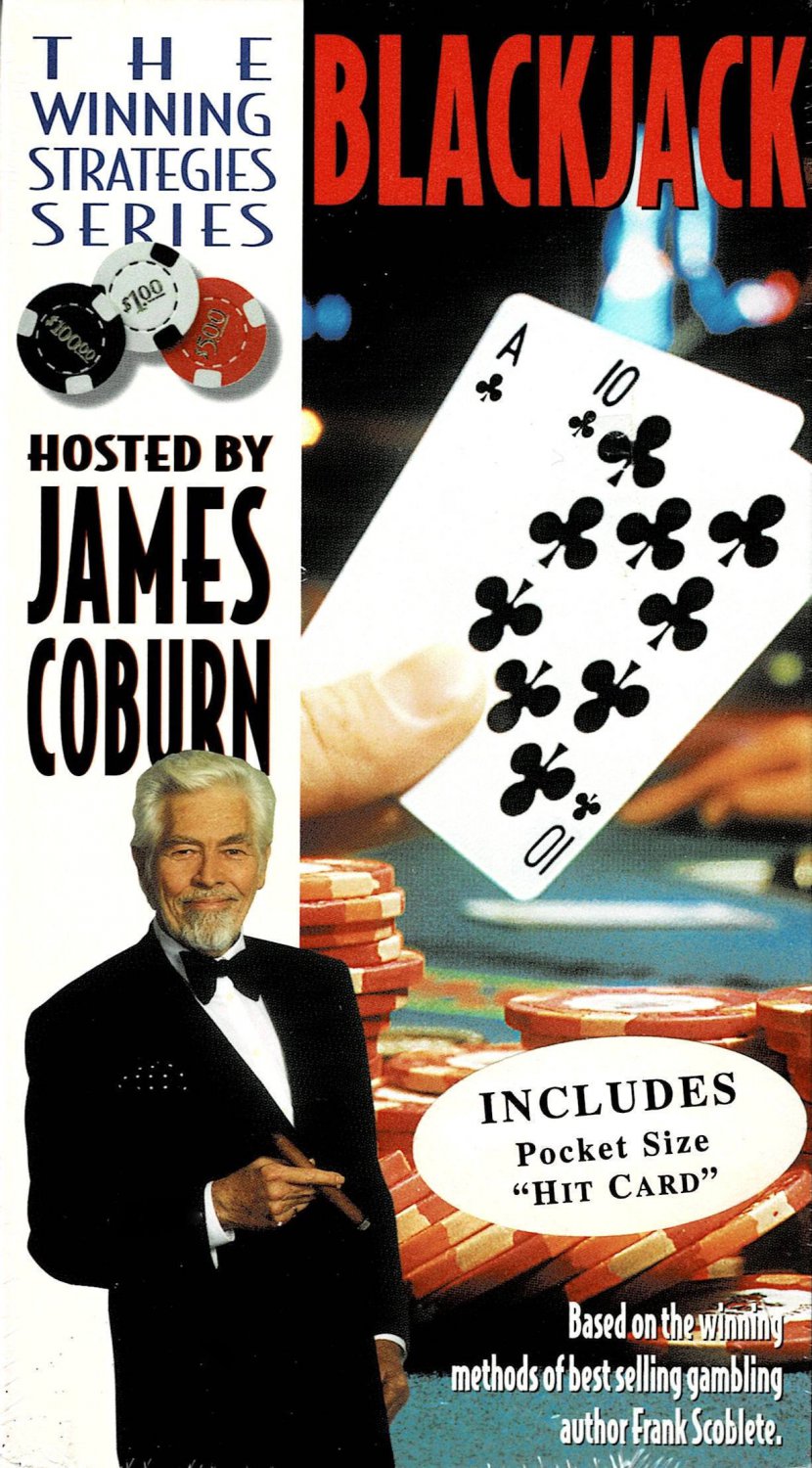 Blackjack Winning Strategies Series Host James Coburn Includes Pocket ...