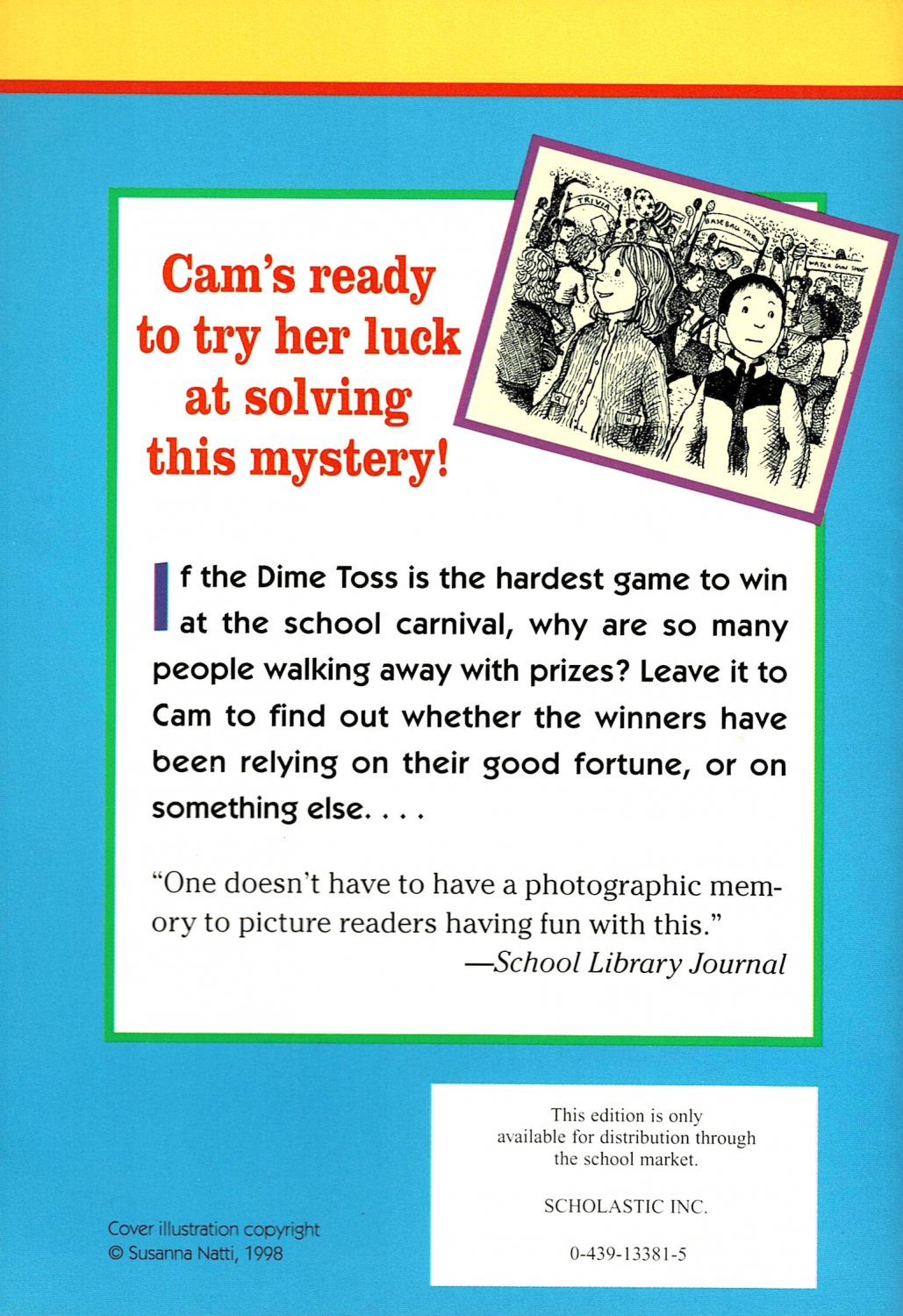 Cam Jansen And The Mystery of The Carnival Prize By David A. Adler ...