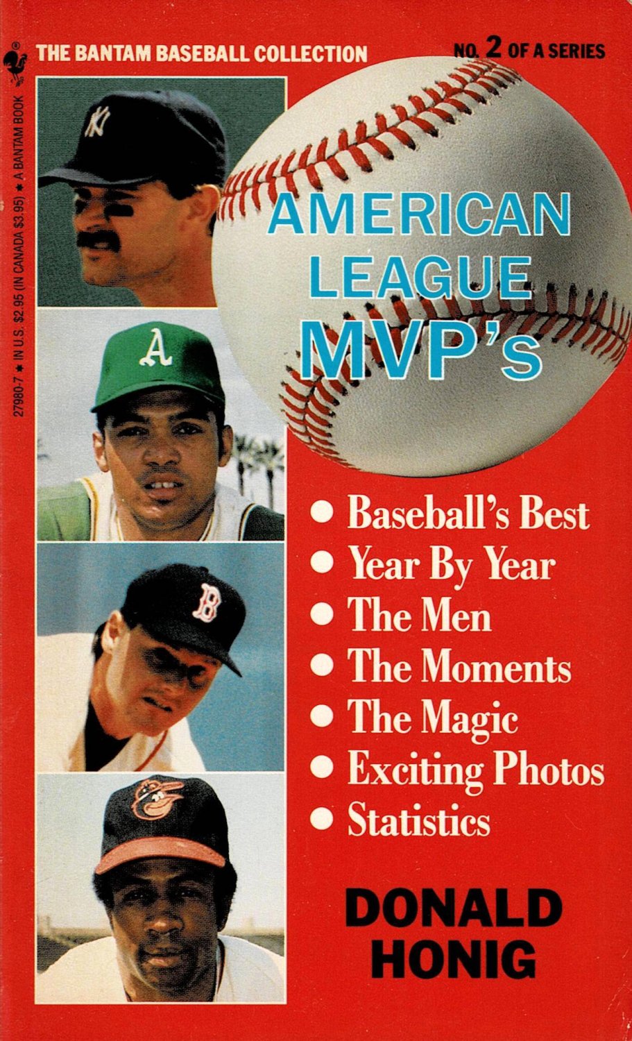 The Bantam Baseball Collection No. 2 American League MVP's Paperback ...