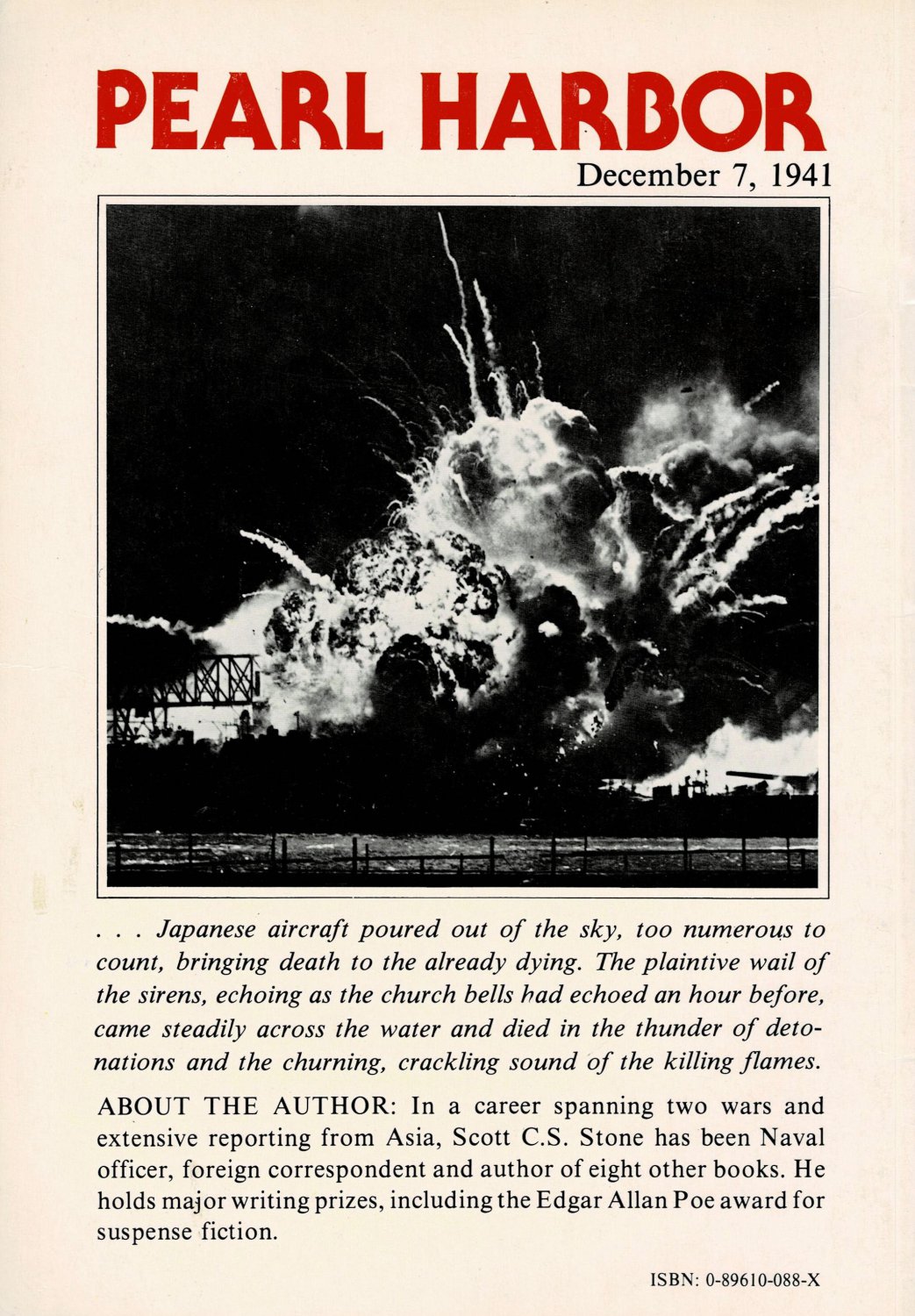 Pearl Harbor The Way It Was December 7, 1941 By Scott C.S. Stone ...
