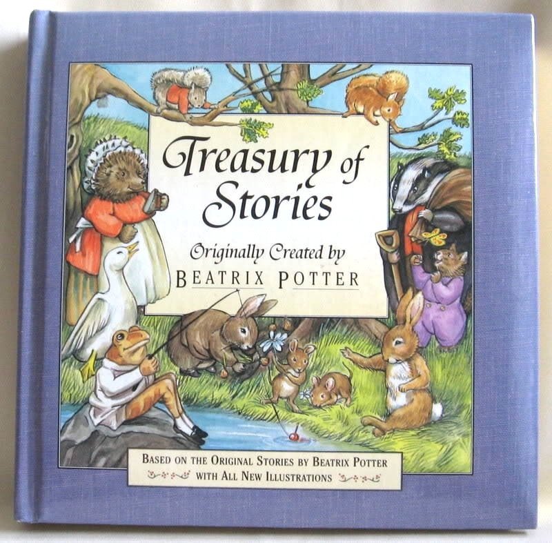 Treasury of Stories Beatrix Potter Thick Padded Hardcover Book Oddity ...