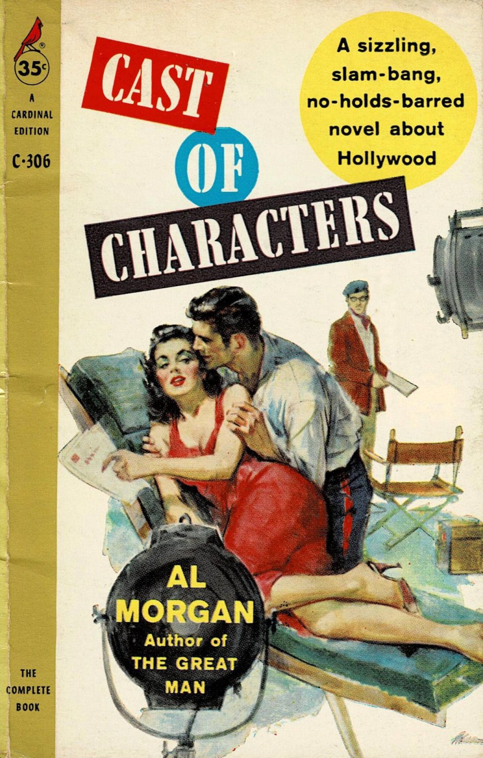 Cast of Characters By Author Al Morgan Paperback Book Vintage 1958