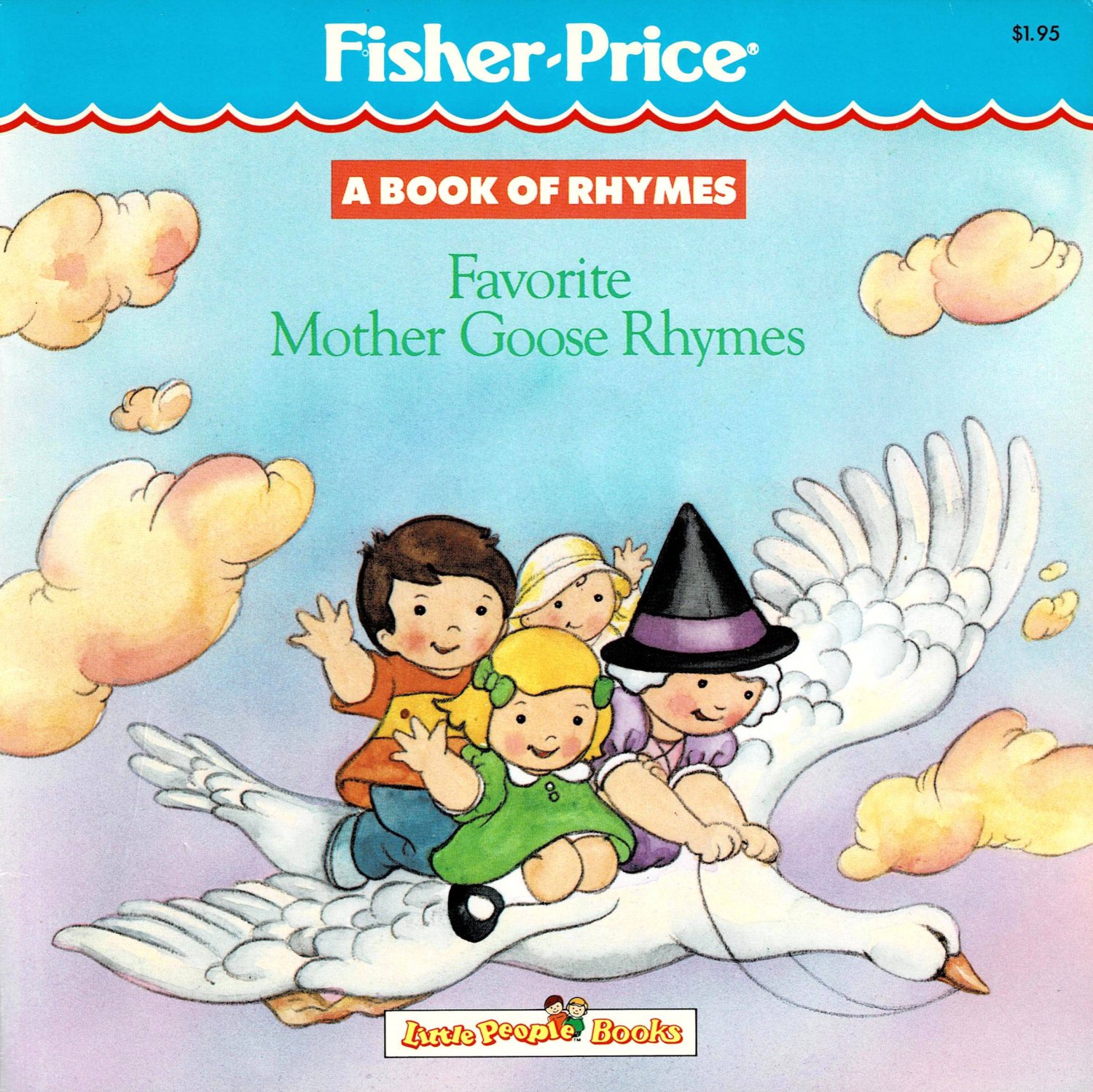 Favorite Mother Goose Rhymes Barbara Lanza Fisher Price Paperback Book 1988