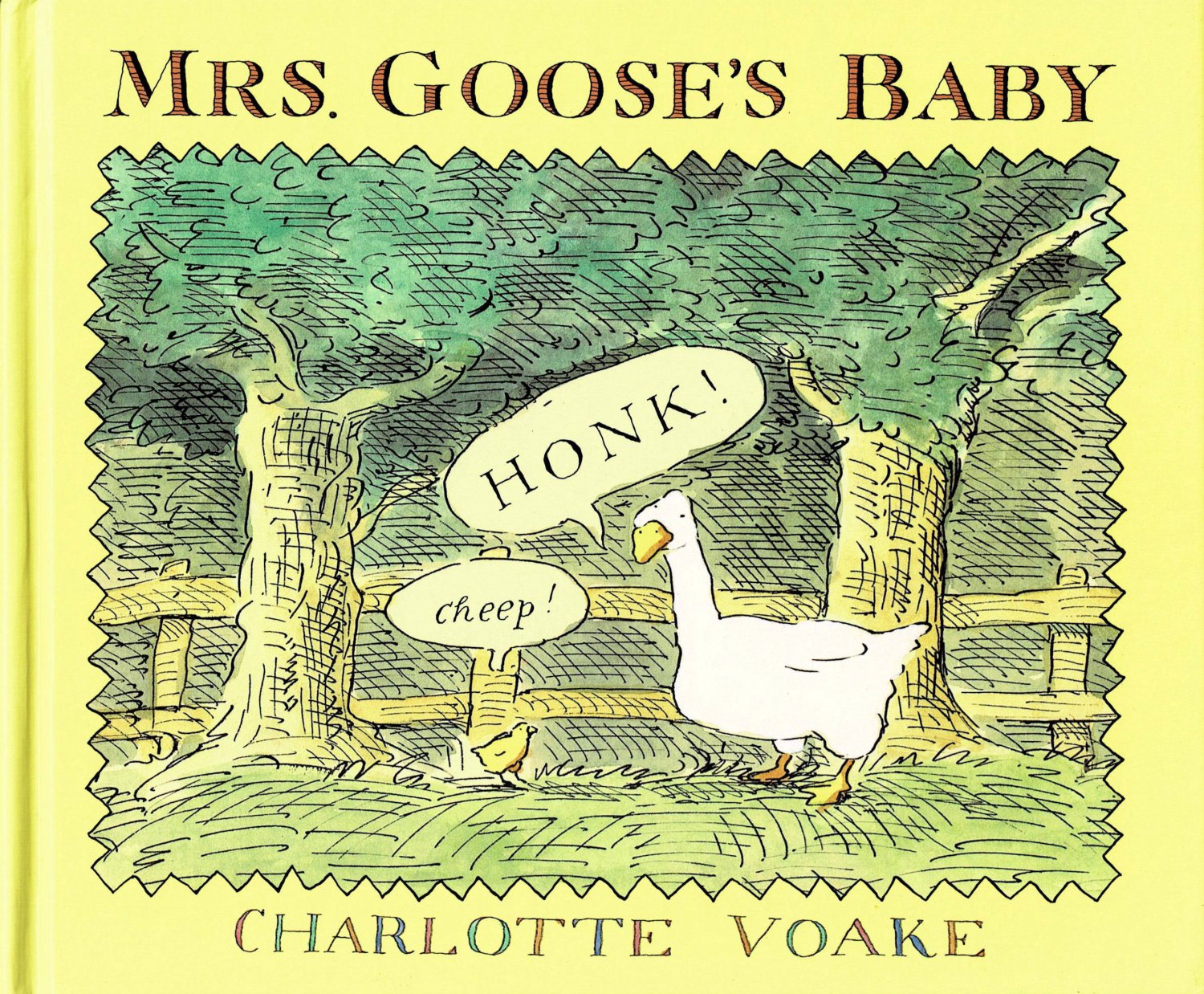Mrs. Goose's Baby By Charlotte Voake First U.S. Edition Hardcover Book 1989